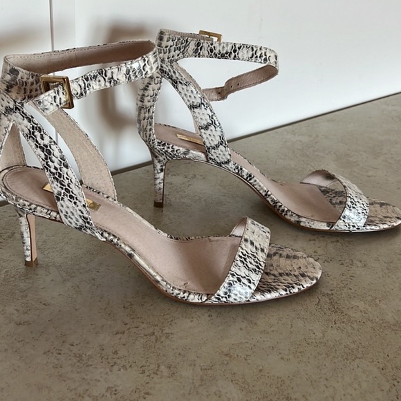Louise et Cie | Shoes | Louise Et Cie Lohyacinth Snake Print Ankle Strap Heels | Poshmark